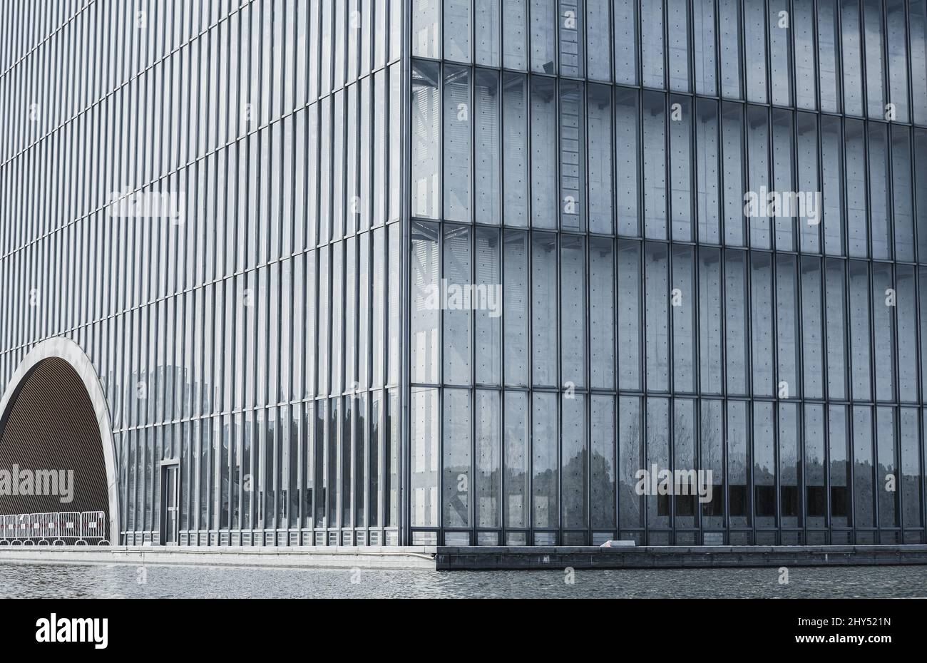 Beautiful view of the exterior design of a modern building Stock Photo ...