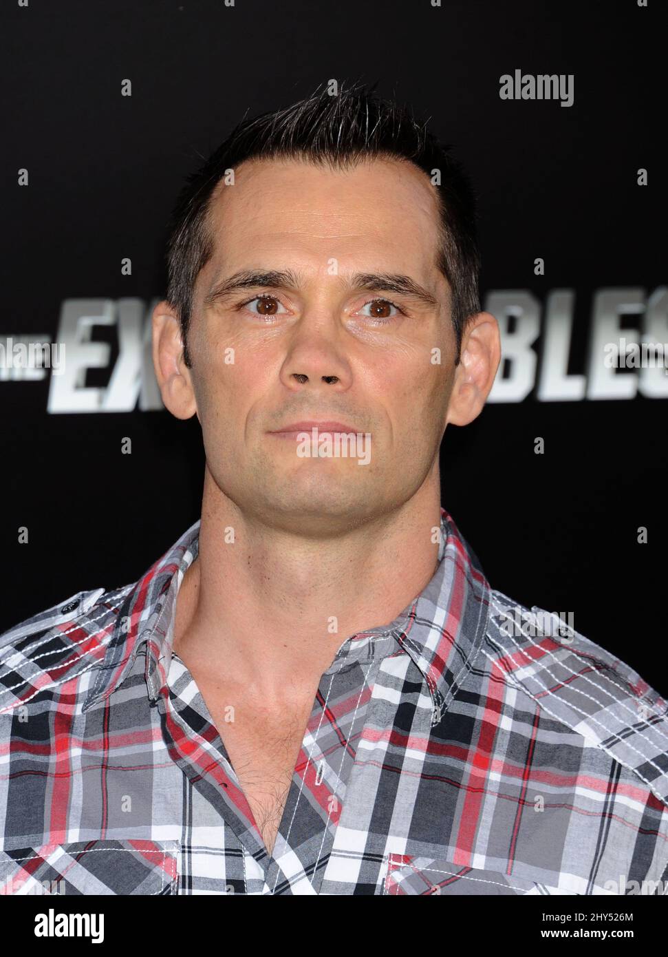 Rich Franklin arriving for the The Expendables 3 premiere held at the ...