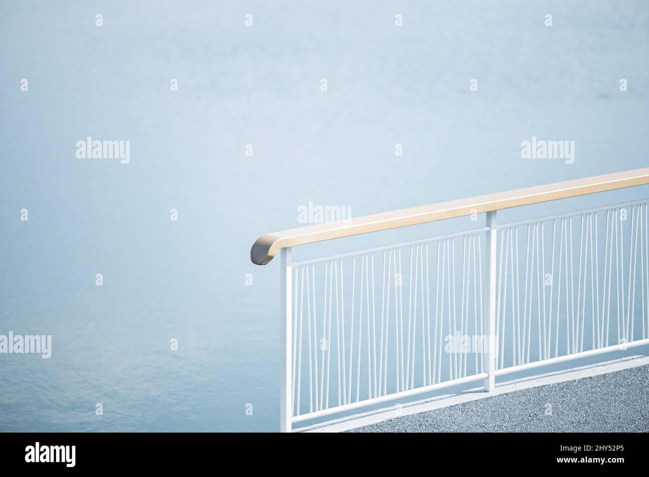 Metal fence over ocean hi-res stock photography and images - Alamy
