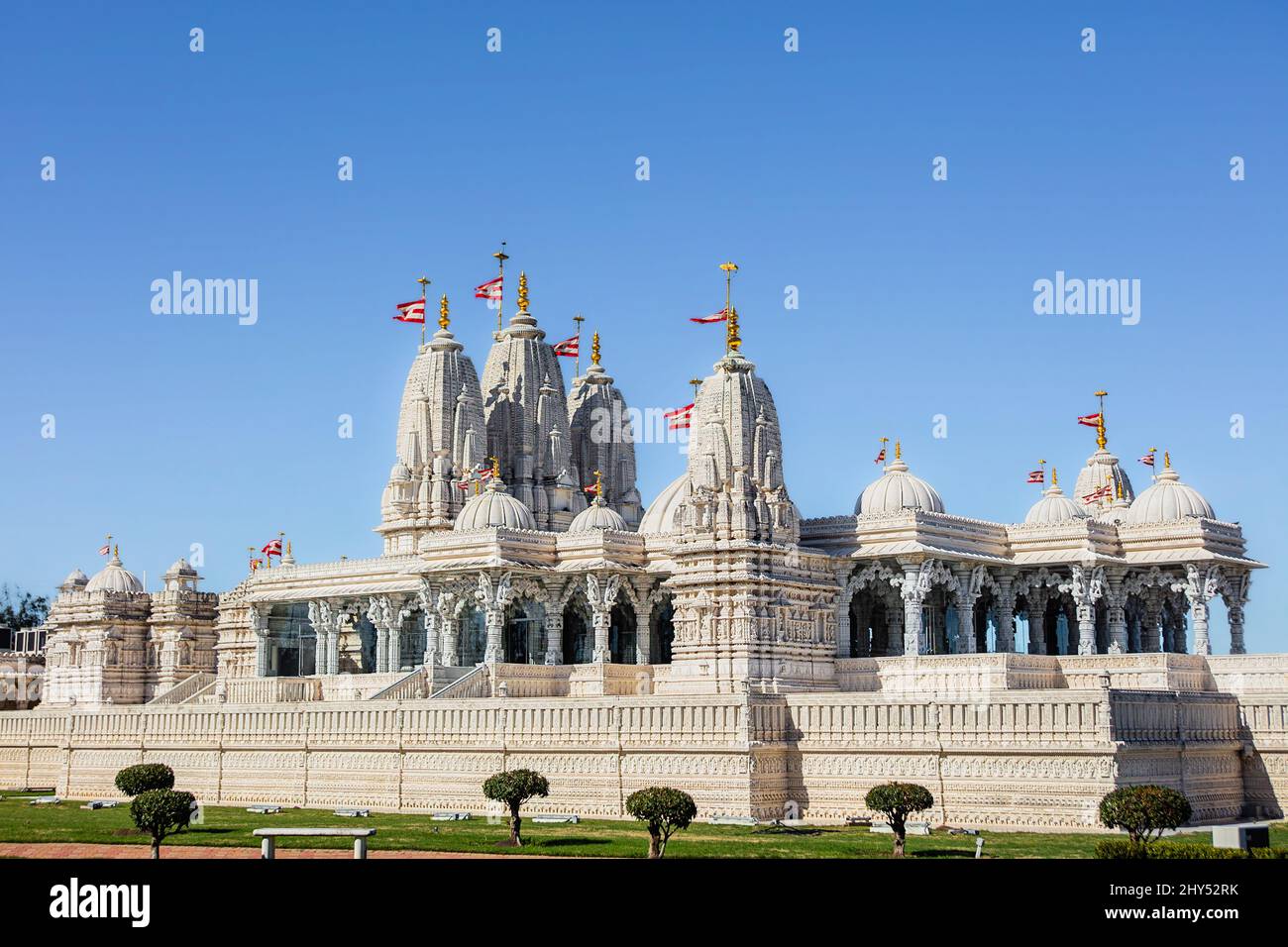 BAPS Shri Swaminarayan Mandir of Houston, in the USA Stock Photo - Alamy