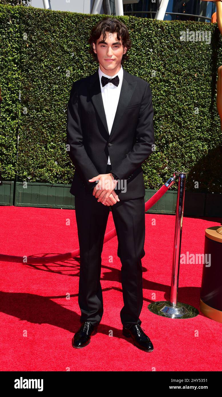 Blake Michael attending 2014 Creative Arts Emmy Awards held at the ...