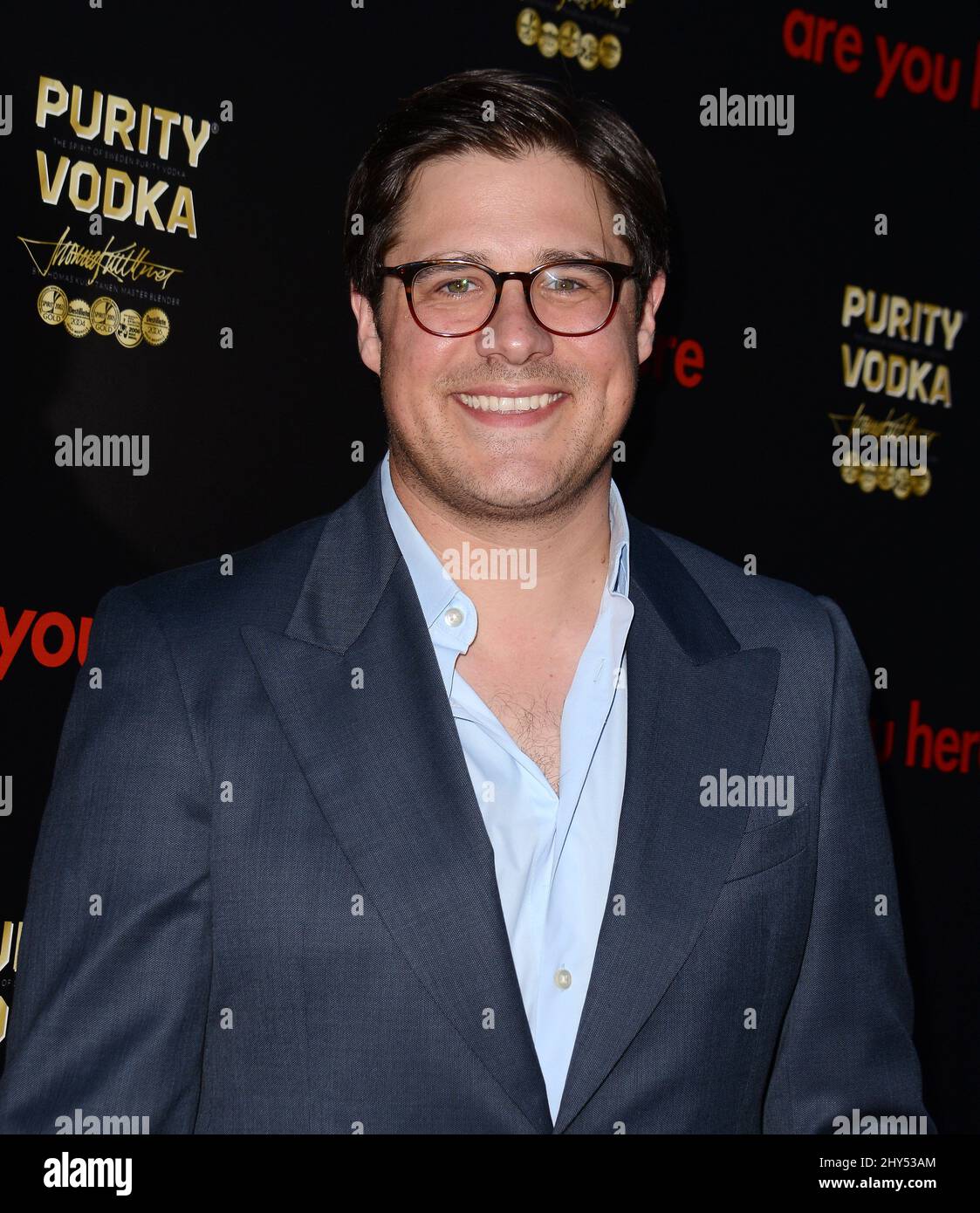 Rich Sommer attending a special screening of 'Are You Here' in Los ...