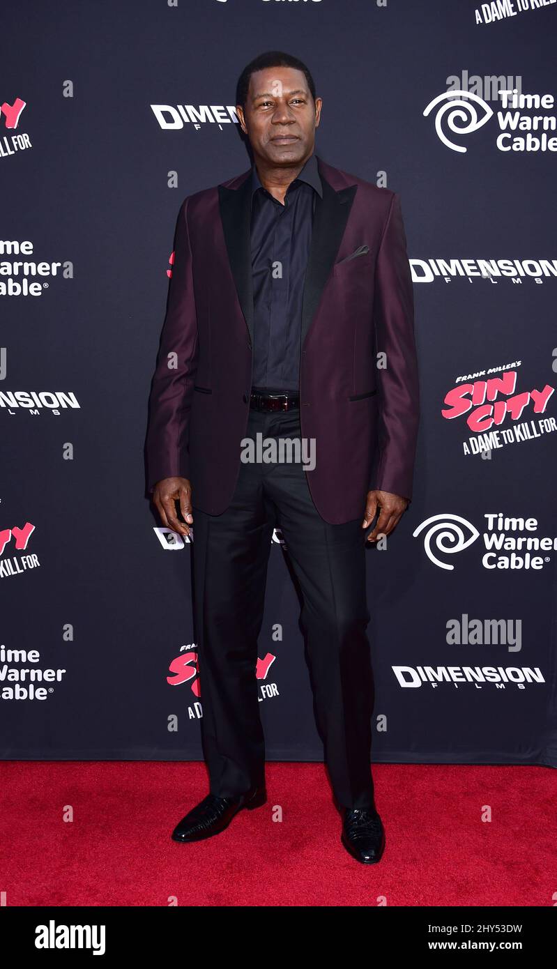 Dennis Haysbert attending the premiere of 'Sin City: A Dame To Kill For ...