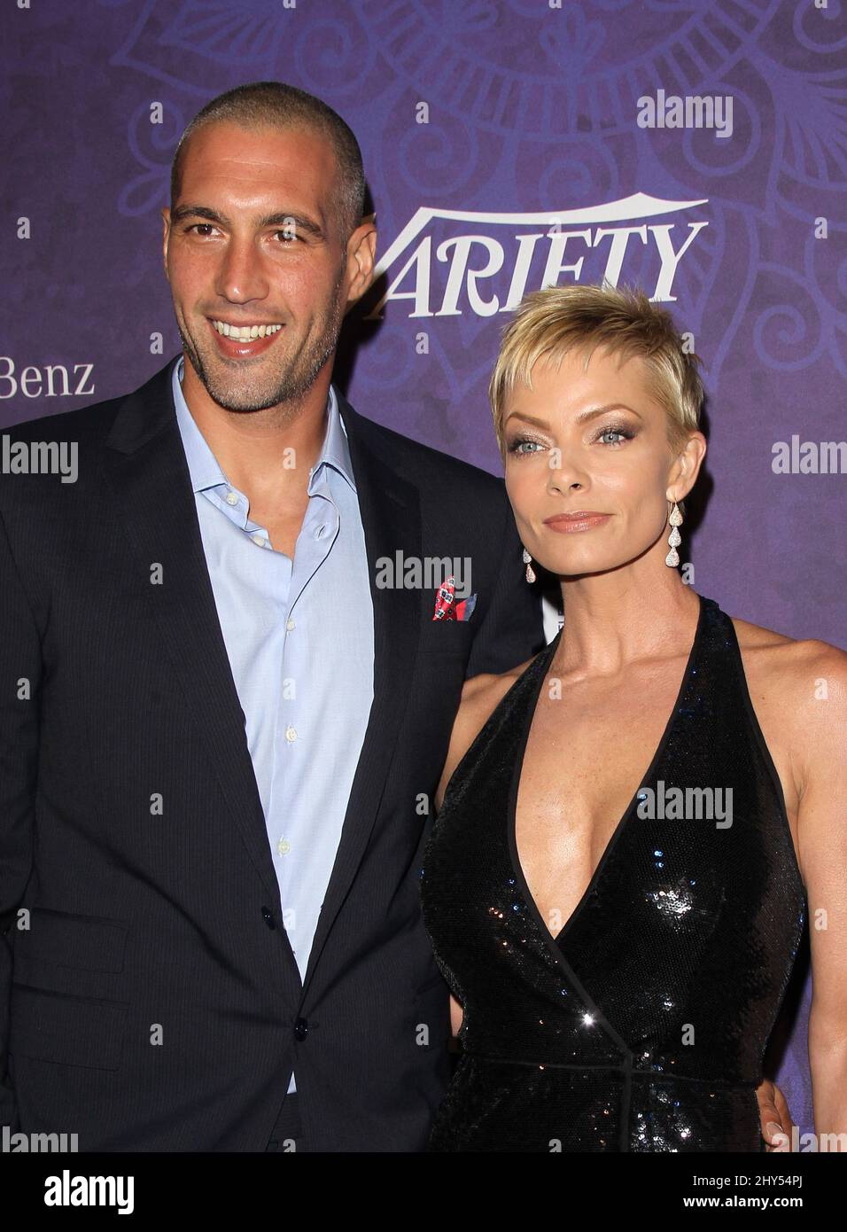 Jaime Pressly and Hamzi Hijazi attending the 66th Emmy Awards ...