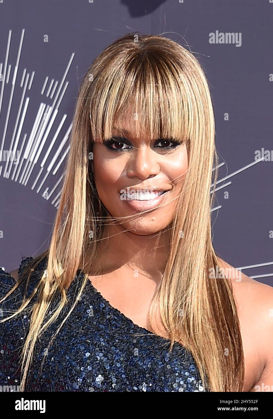 Laverne Cox arriving at the 2014 MTV Video Music Awards held at The ...