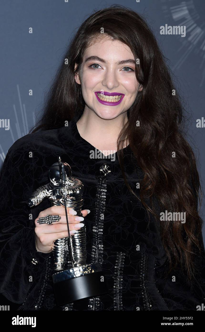Lorde in the press room at the 2014 MTV Video Music Awards held at The ...