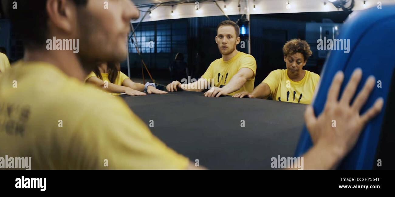 ONE OF THESE DAYS, Evan Henderson (left), Joe Cole (center of frame ...