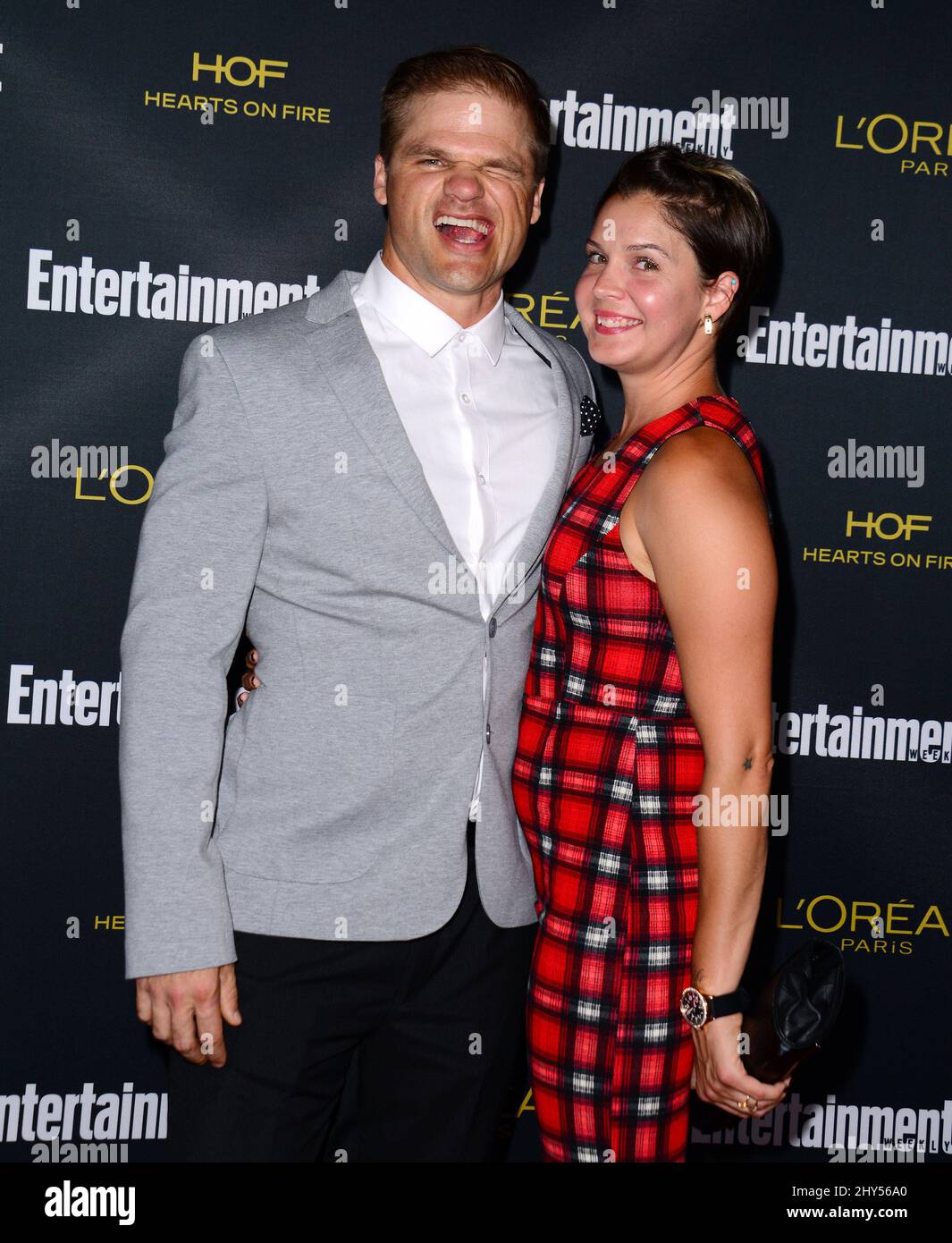 Evan Jones attending the 2014 Entertainment Weekly Pre-Emmy Party held ...