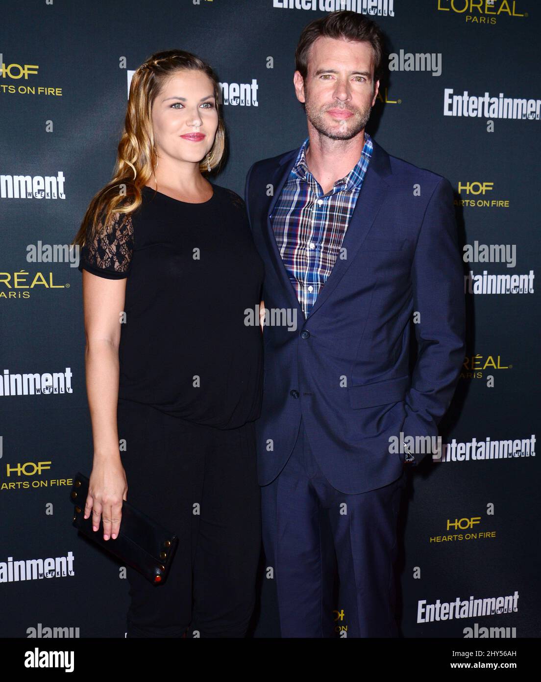 Scott Foley, Marika Dominczyk attending the 2014 Entertainment Weekly ...