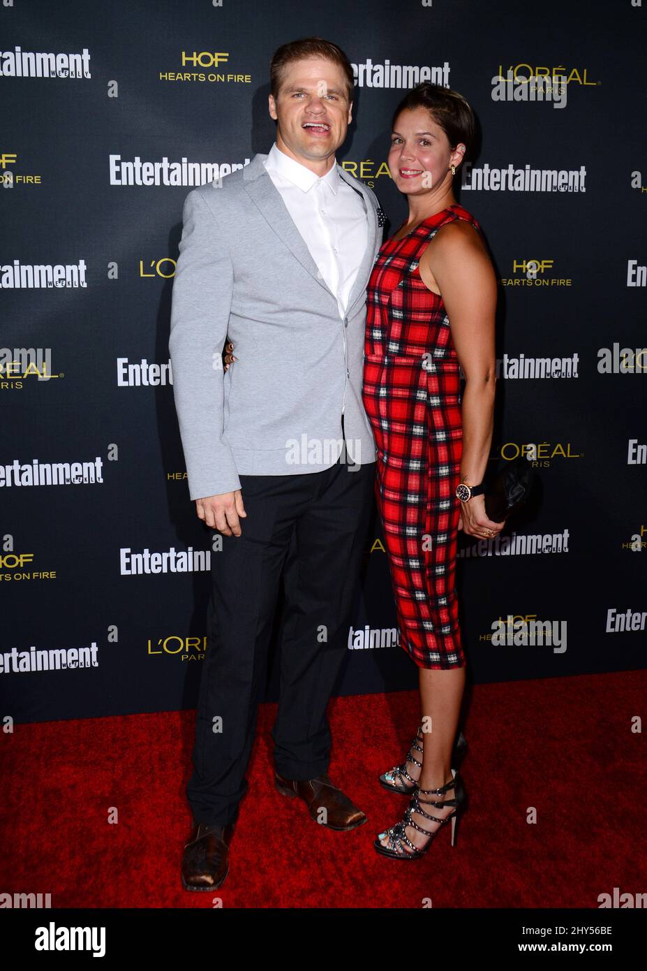 Evan Jones attending the 2014 Entertainment Weekly Pre-Emmy Party held ...