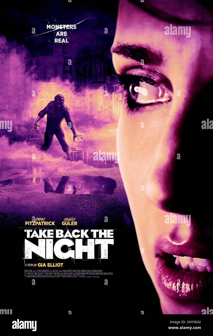 TAKE BACK THE NIGHT, poster, Emma Fitzpatrick, 2021. © Dark Sky Films ...
