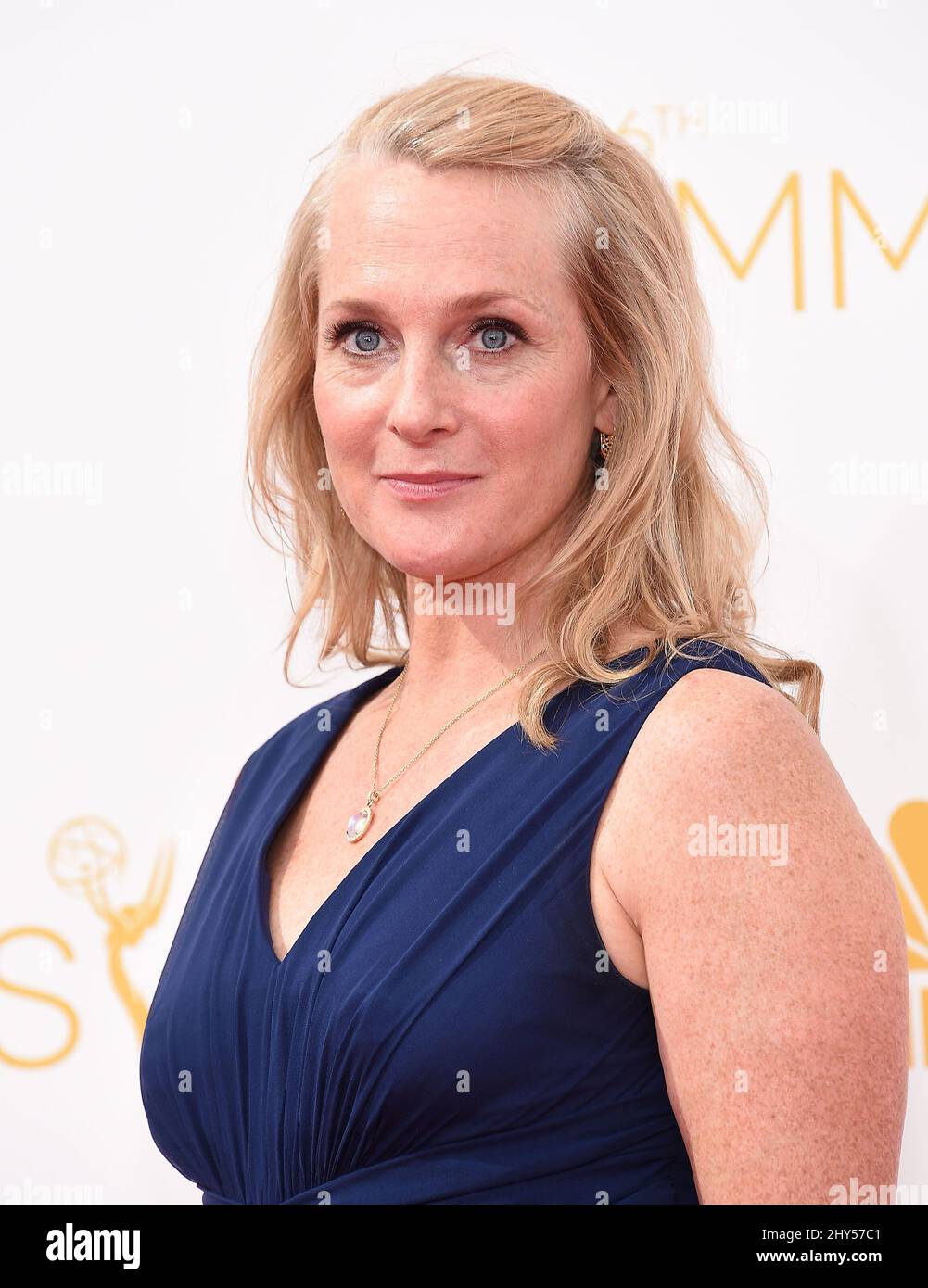 Piper Kerman arriving at the EMMY Awards 2014, Nokia Live, Los Angeles ...