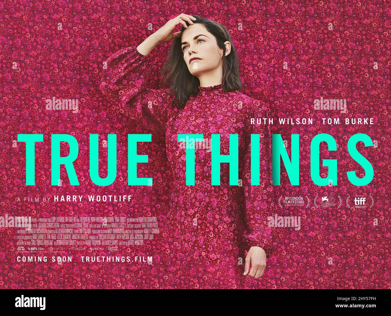 TRUE THINGS, advance poster, Ruth Wilson, 2021. © Samuel Goldwyn Films ...