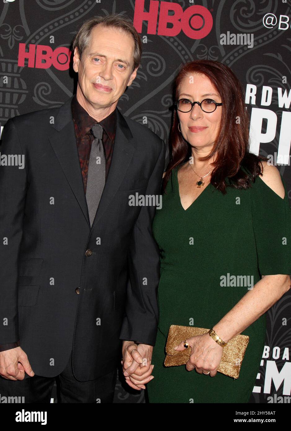 Steve Buscemi and Jo Andres attends the premiere for the final season ...