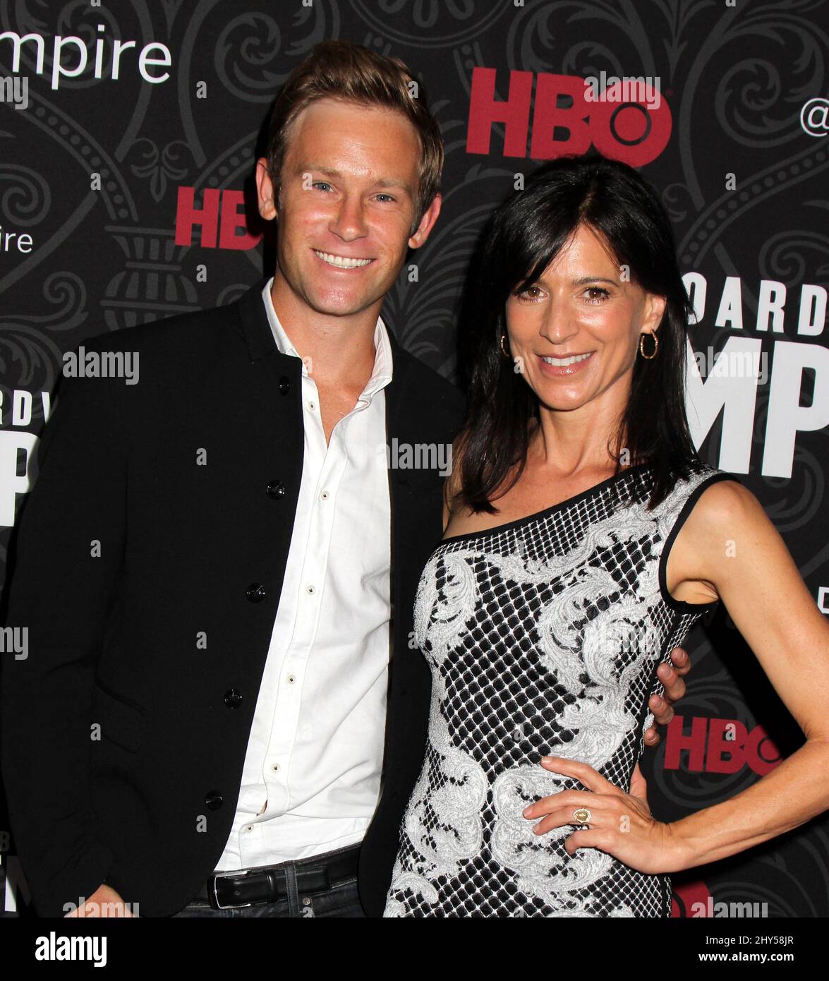 Perrey Reeves and fiance Aaron Fox attending HBO's 'Boardwalk Empire ...