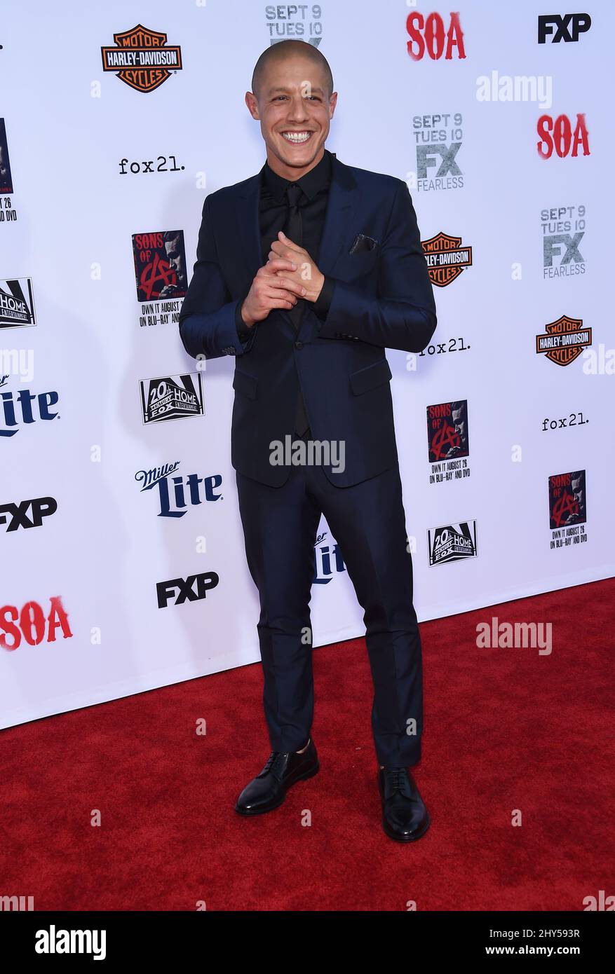 Theo Rossi attending FX's Sons of Anarchy Premiere held at the TCL Chinese Theatre in Los ...