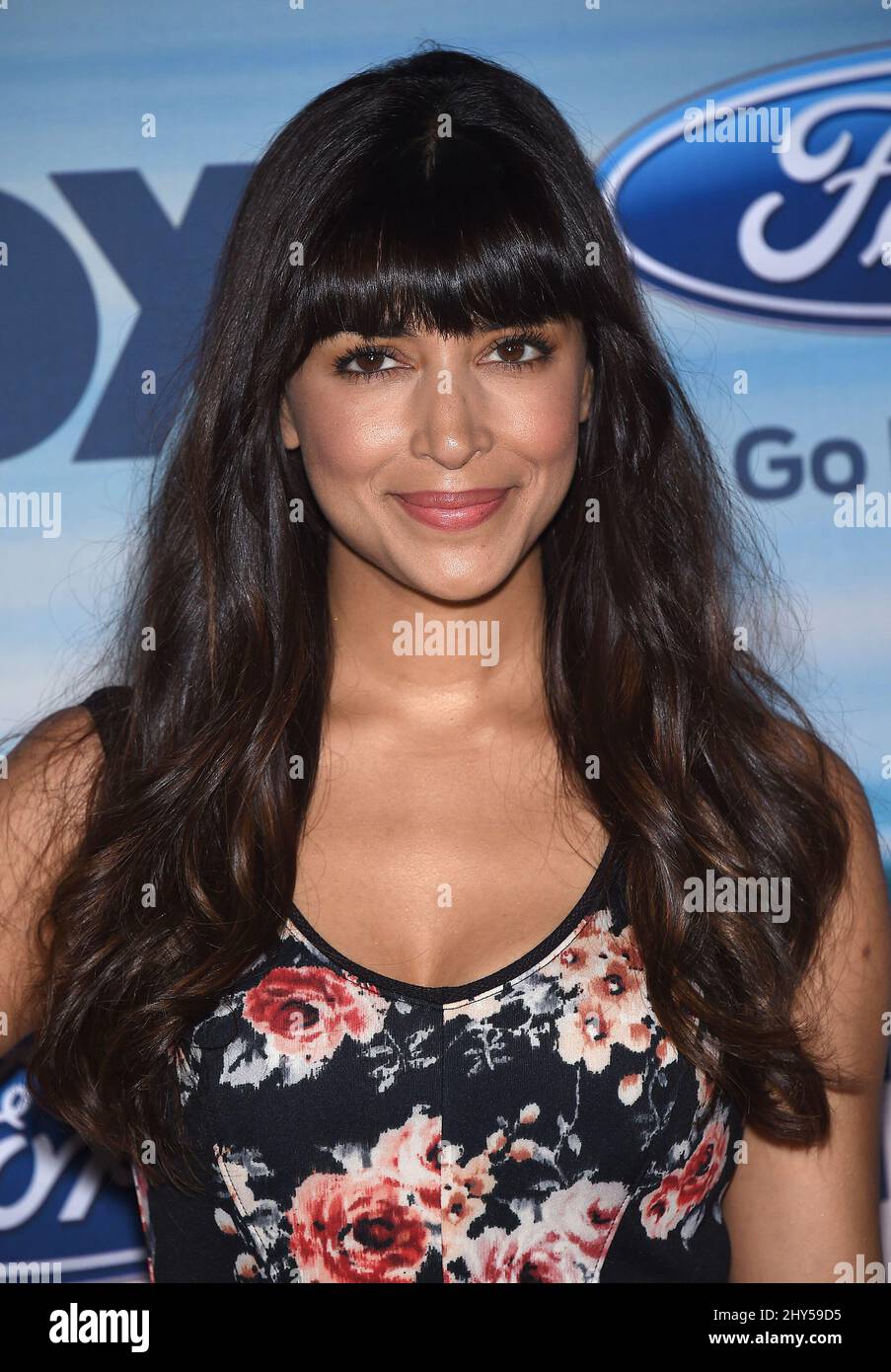 Hannah Simone attending the 2014 FOX Fall Eco-Casino Party held at The ...