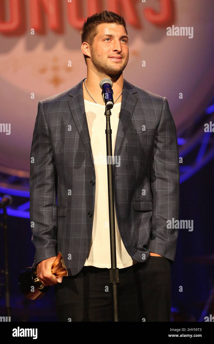 Tim Tebow performs during the Academy of Country Music Honors show on ...