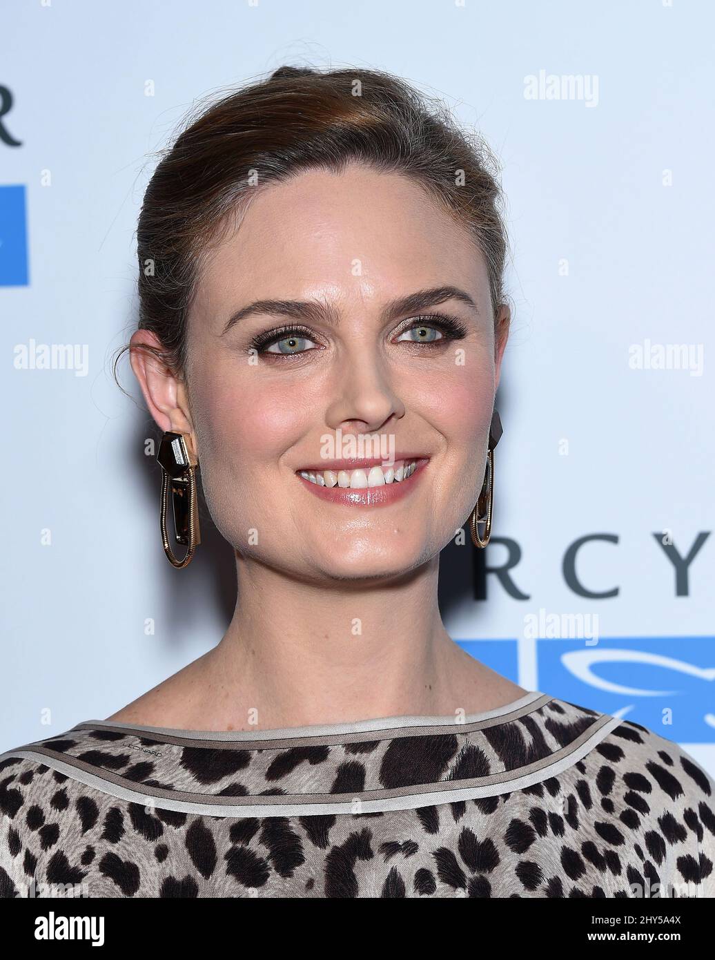 Emily Deschanel attending Mercy For Animals 15th Anniversary Gala at ...