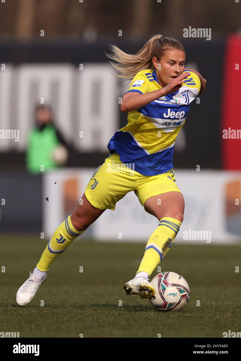 Milan, Italy, 12th March 2022. Amanda Nilden of Juventus during the ...