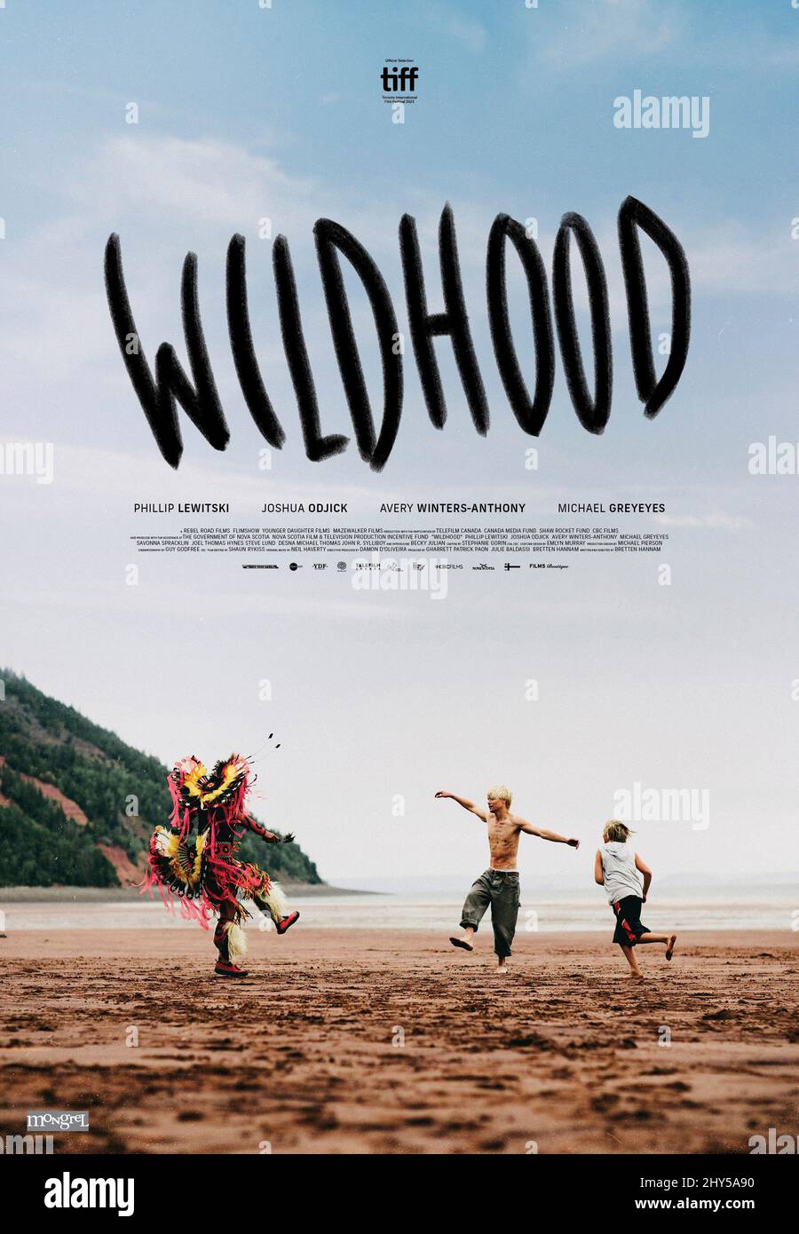 WILDHOOD, poster, from left: Joshua Odjick, Phillip Lewitski, Avery ...