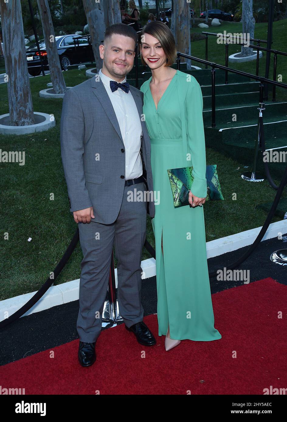 Jack Osbourne & Lisa Stelly attending the Brent Shapiro Foundation ...