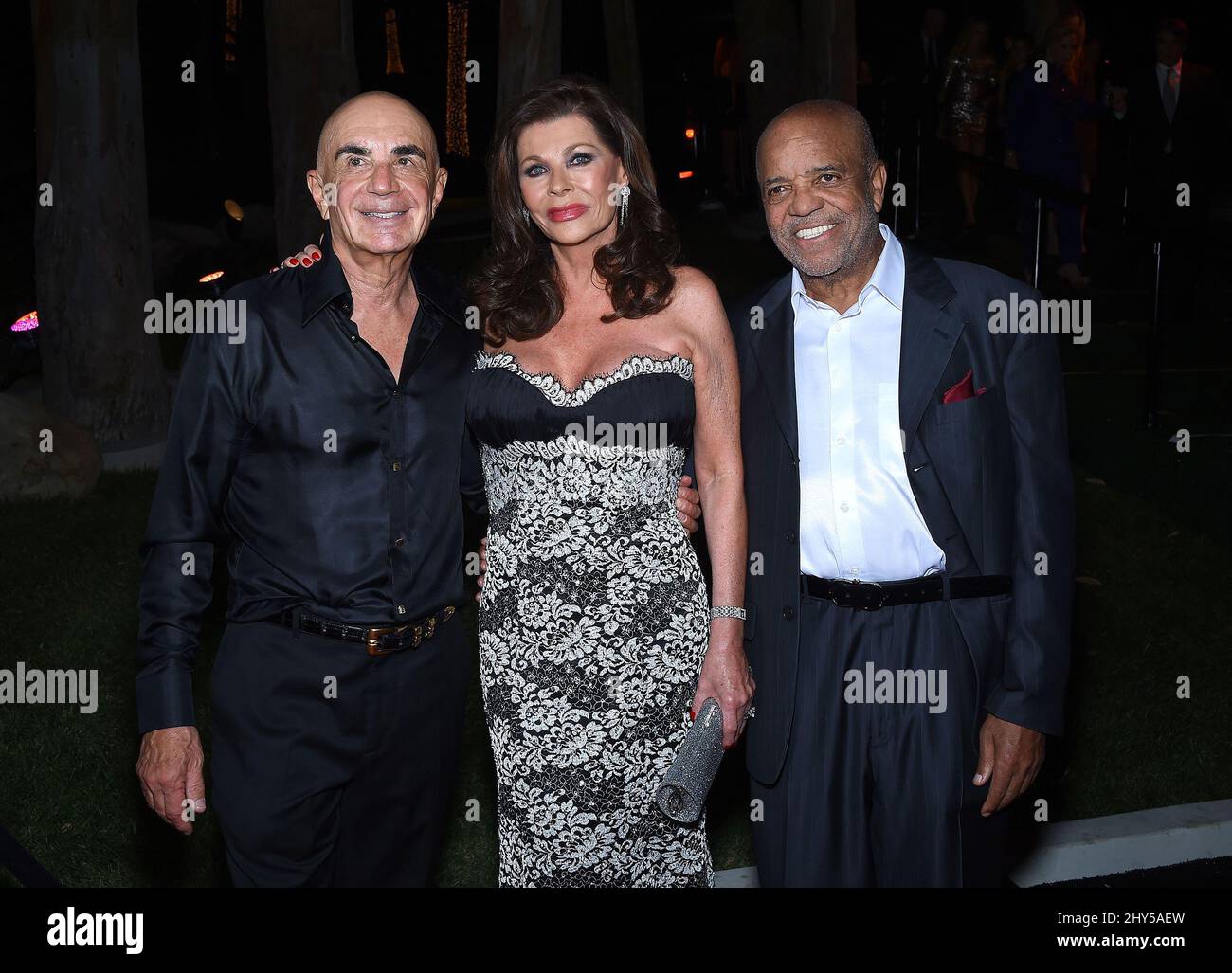 Robert Shapiro, Linell Thomas & Berry Gordy attending the Brent Shapiro Foundation Summer ...