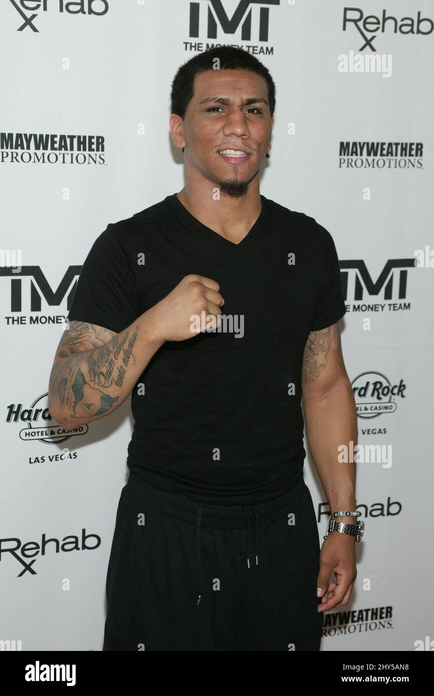 Luis Arias attending Floyd Mayweather v Marcos Maidana Official After ...