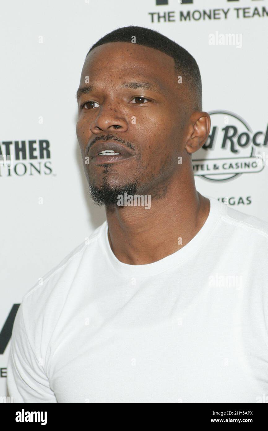 Jamie Foxx attending Floyd Mayweather v Marcos Maidana Official After ...