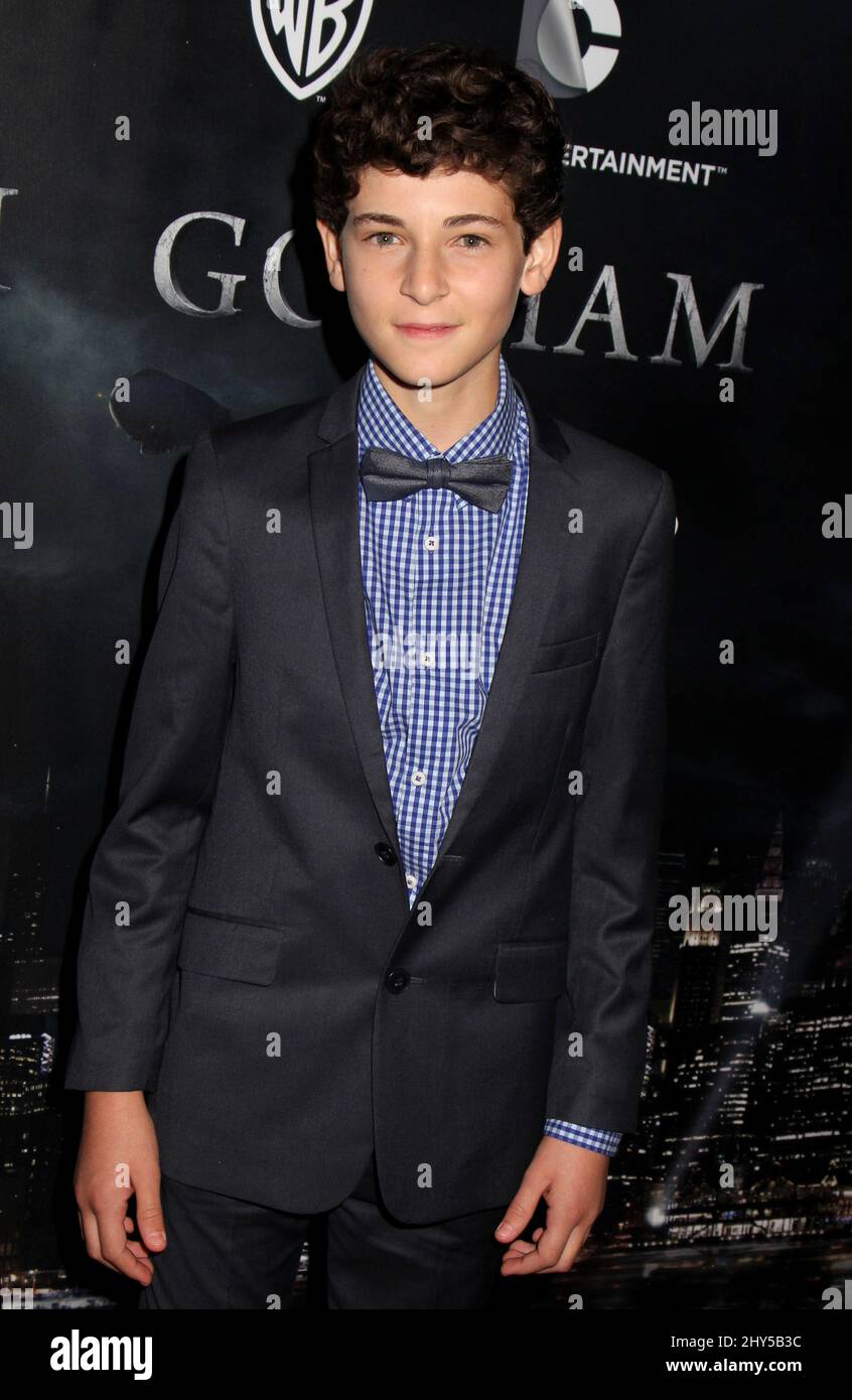 David Mazouz attending the series premiere of 'Gotham' in New York City ...