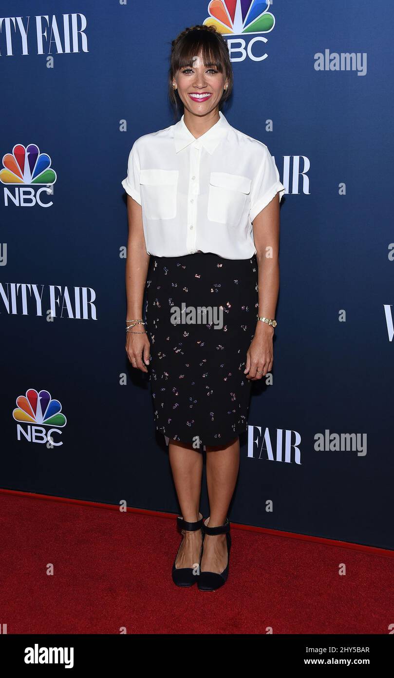 Rashida Jones attending the NBC Vanity Fair 2014-2015 TV Season Red ...