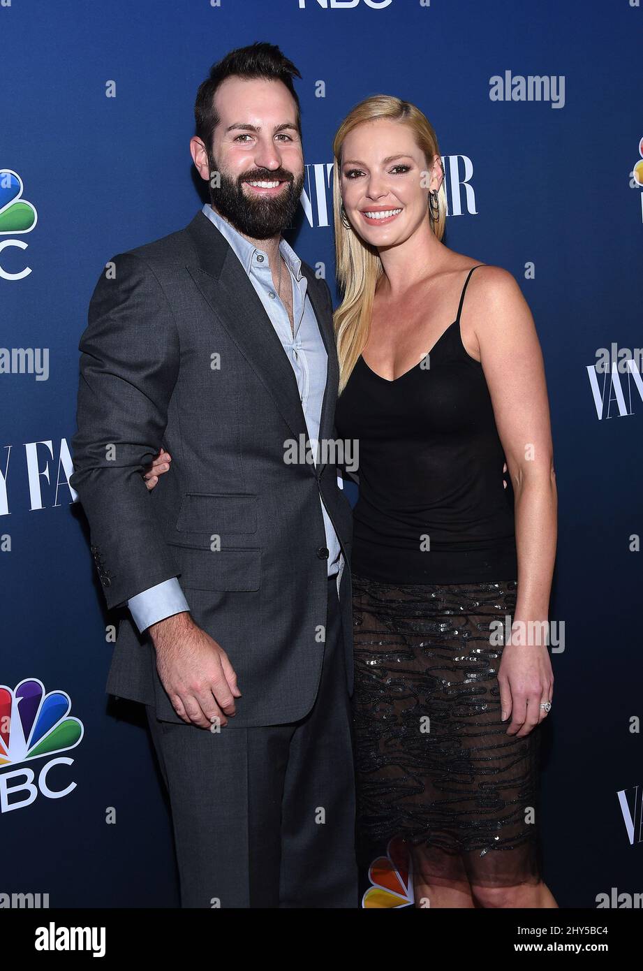 Katherine Heigl & Josh Kelley attending the NBC Vanity Fair 2014-2015 ...