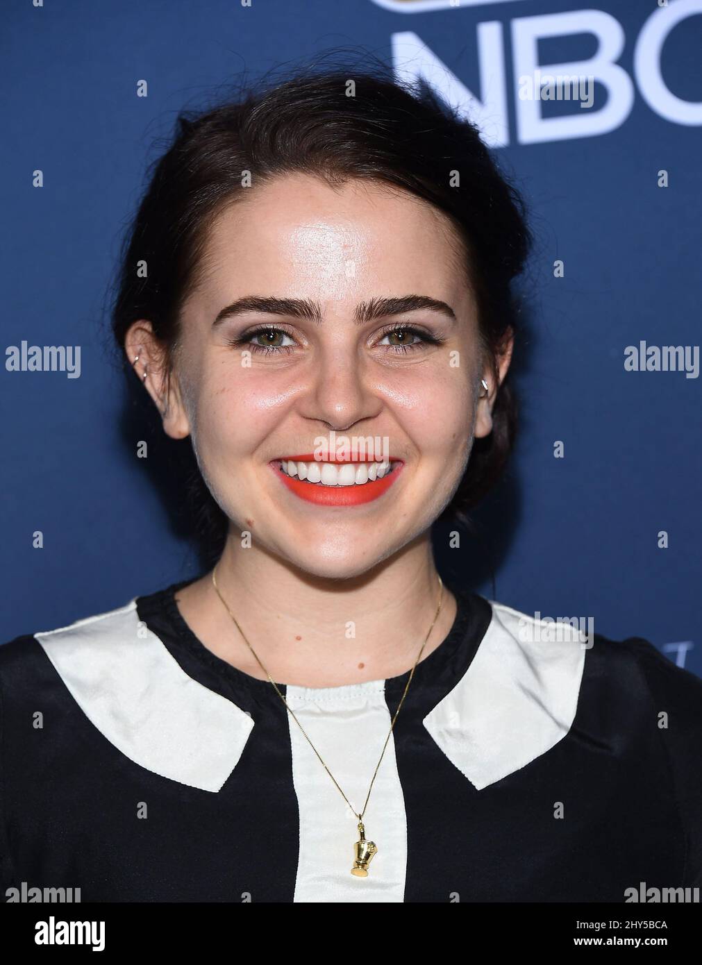 Mae Whitman attending the NBC Vanity Fair 2014-2015 TV Season Red ...