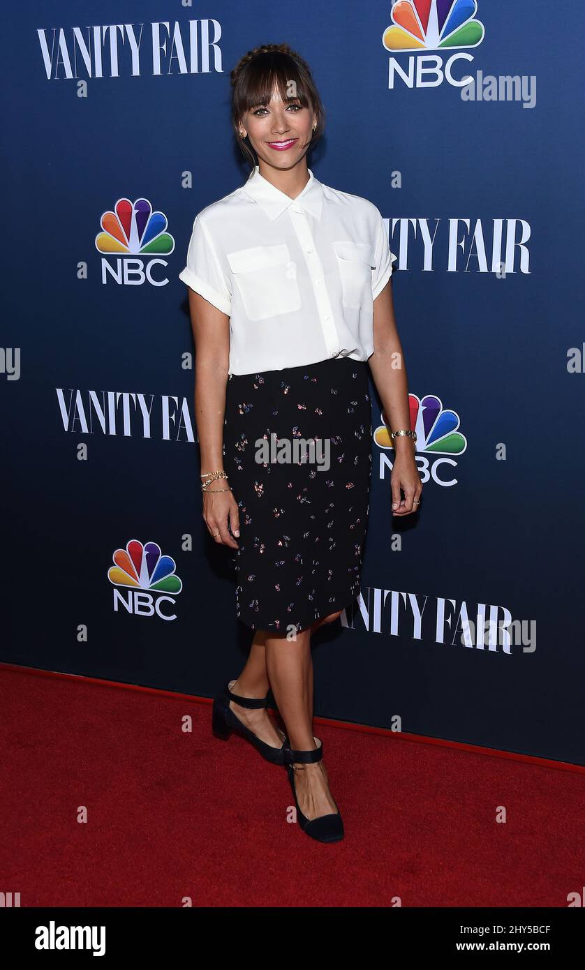 Rashida Jones attending the NBC Vanity Fair 2014-2015 TV Season Red ...