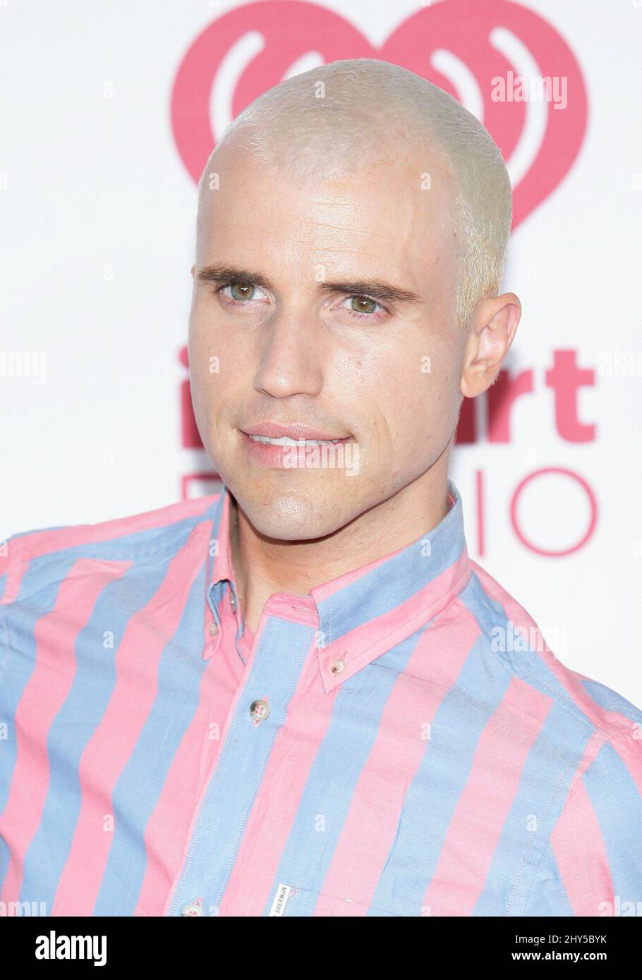 Tyler Glenn arriving for Day 1 of the IHeartRadio Music Festival at the ...