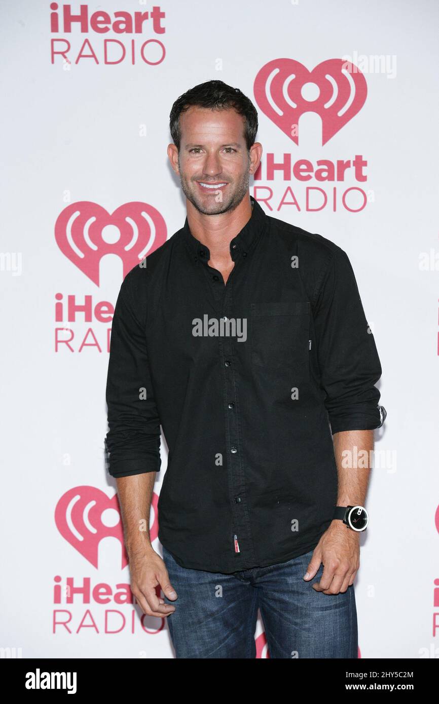 Kiptyn Locke arriving for Day 1 of the IHeartRadio Music Festival at ...