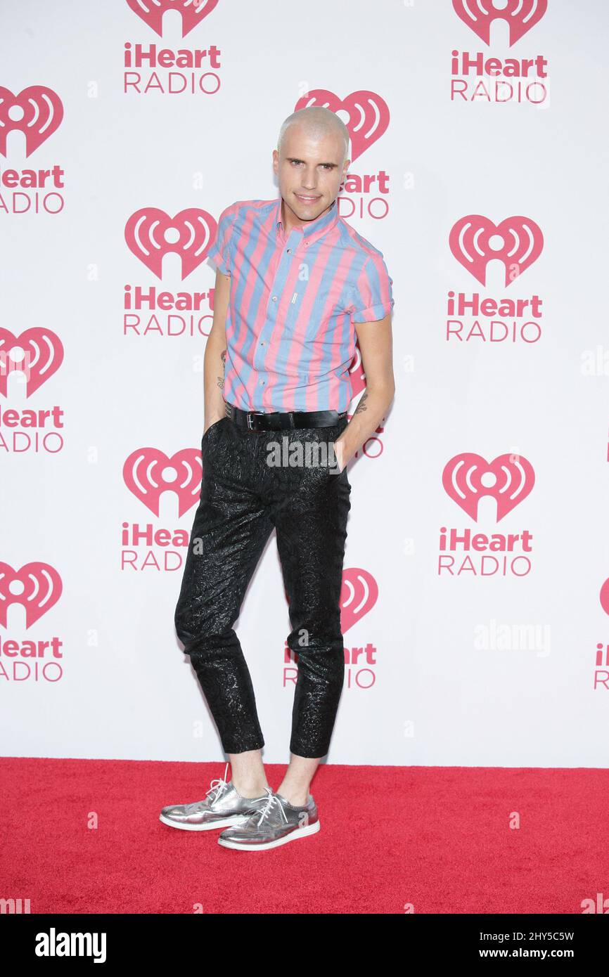 Tyler Glenn arriving for Day 1 of the IHeartRadio Music Festival at the ...