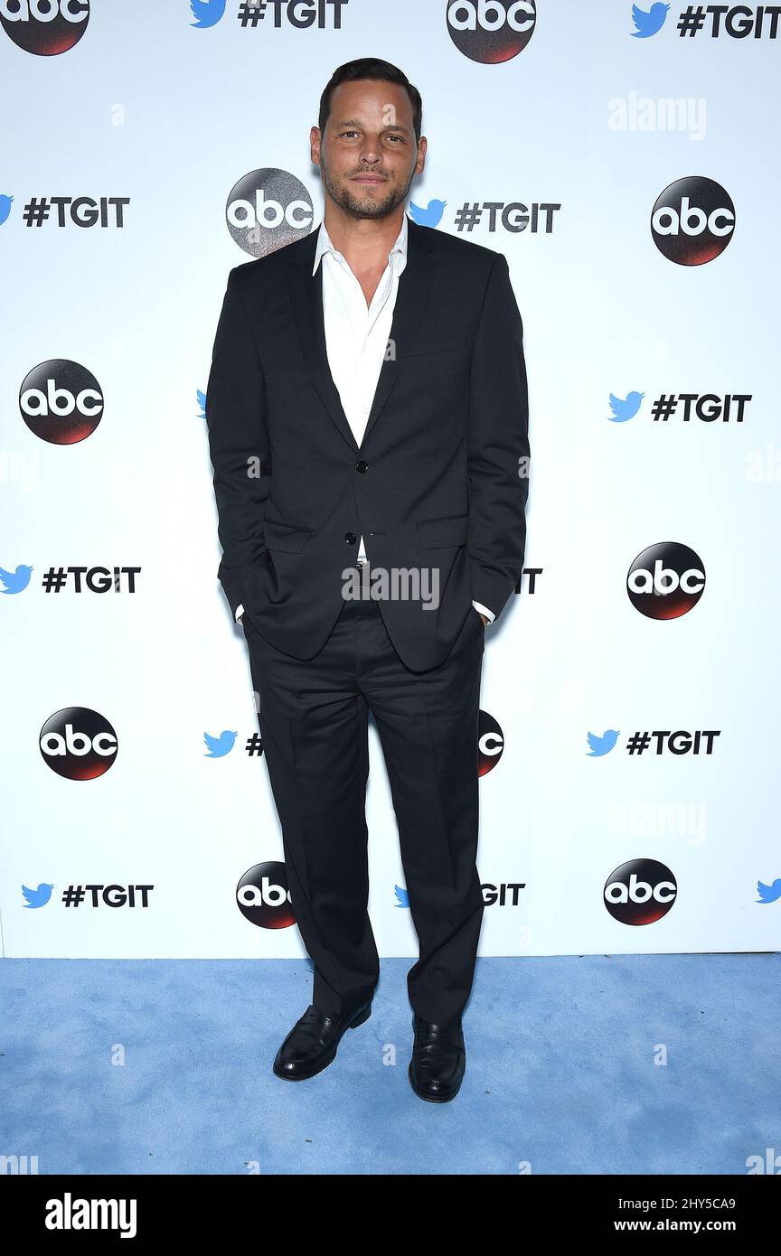 Justin Chambers arriving for the TGIT Premiere Event of ABC's Grey's ...