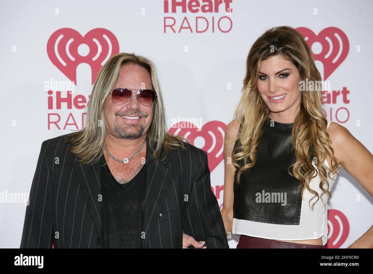 Vince Neil, Lia Gerardini arriving for Day 1 of the IHeartRadio Music ...