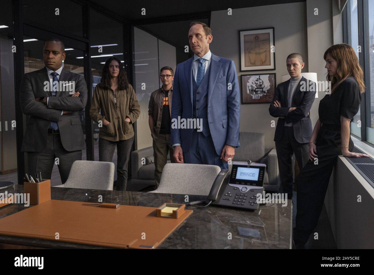 BILLIONS, from left: Daniel Breaker, Eva Victor, Will Roland, Stephen ...