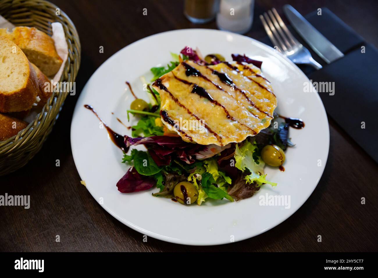 Scallop Breton style Stock Photo - Alamy