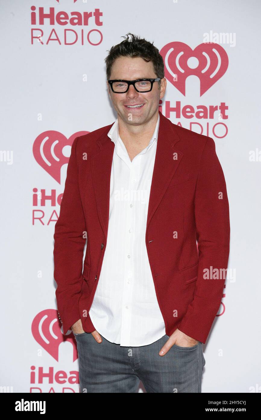 Bobby Bones arriving for Day 1 of the IHeartRadio Music Festival at the ...