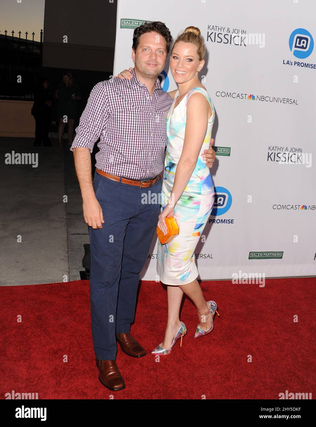 Elizabeth Banks, Max Handelman attending the 2014 LA's Promise Gala ...