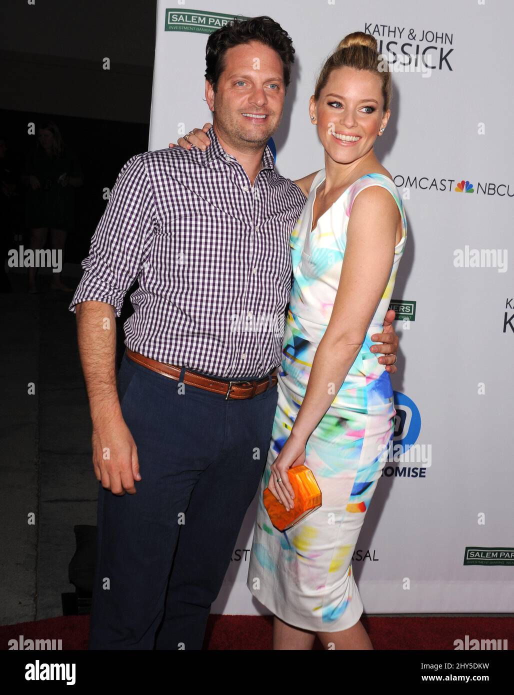 Elizabeth Banks, Max Handelman attending the 2014 LA's Promise Gala ...