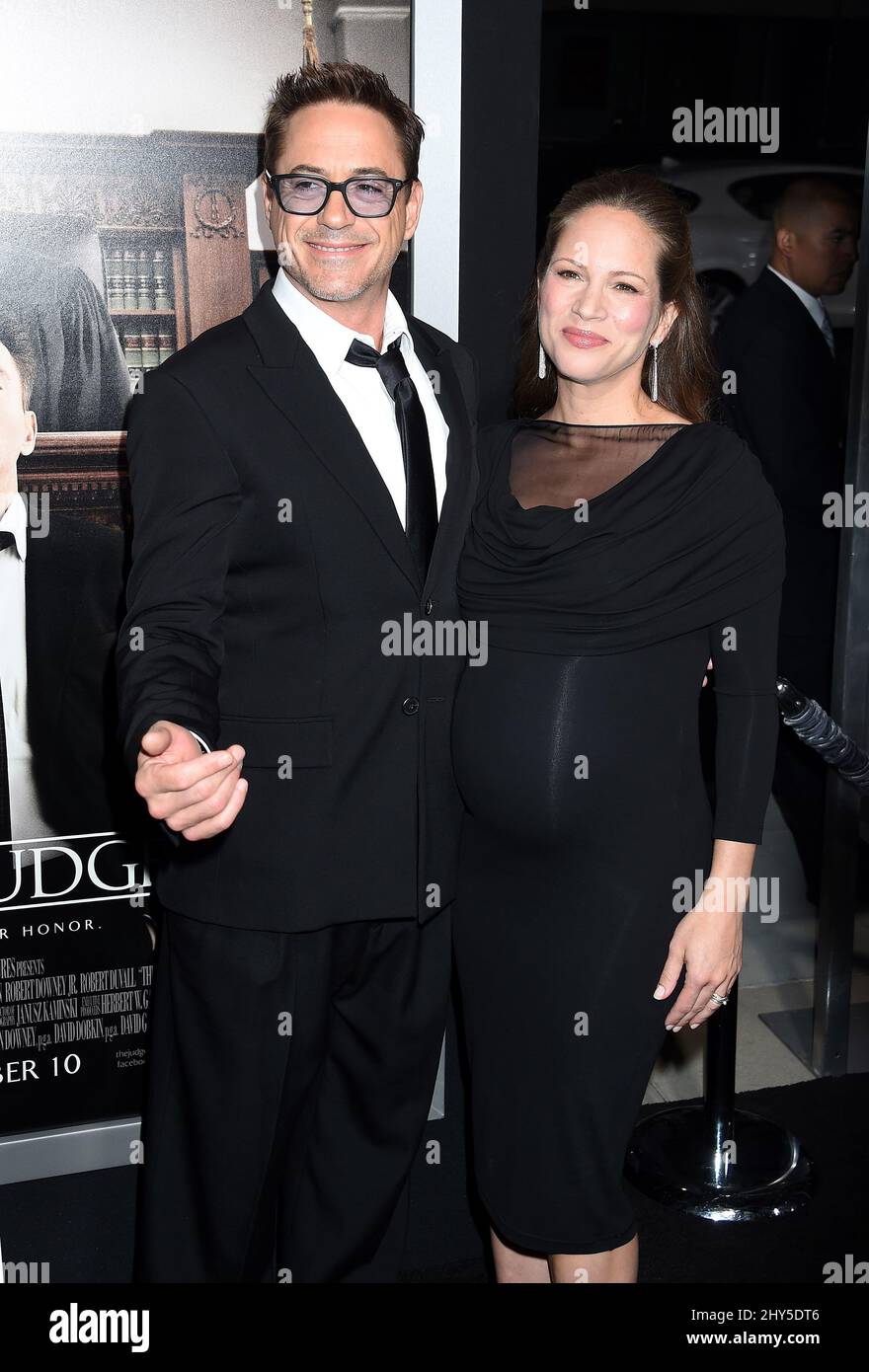 Robert Downey Jr. and Susan Downey attending "The Judge" Los Angeles ...