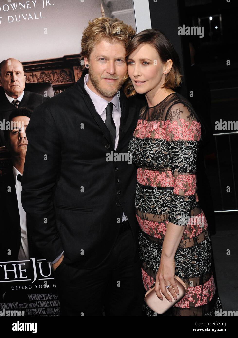 Vera Farmiga & Renn Hawkey attending "The Judge" Los Angeles Premiere ...