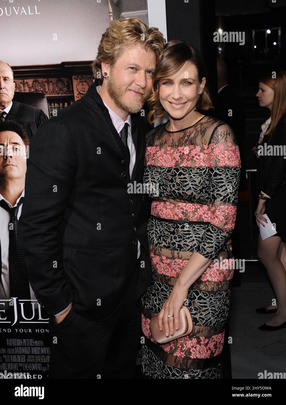 Vera Farmiga & Renn Hawkey attending "The Judge" Los Angeles Premiere ...
