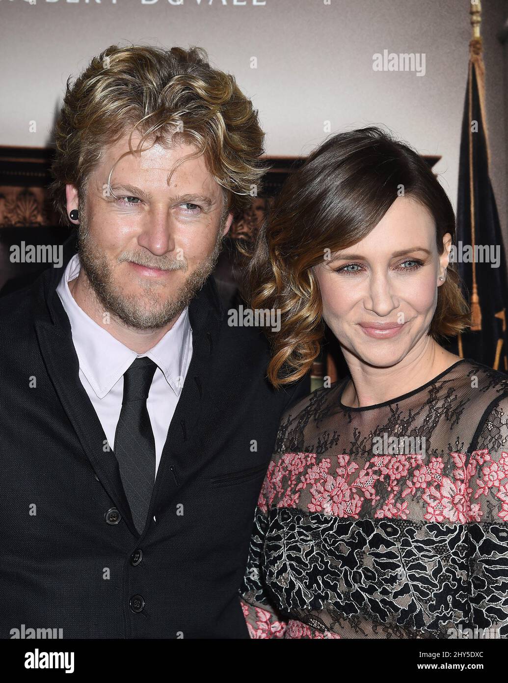Vera Farmiga and Renn Hawkey attending "The Judge" Los Angeles Premiere ...