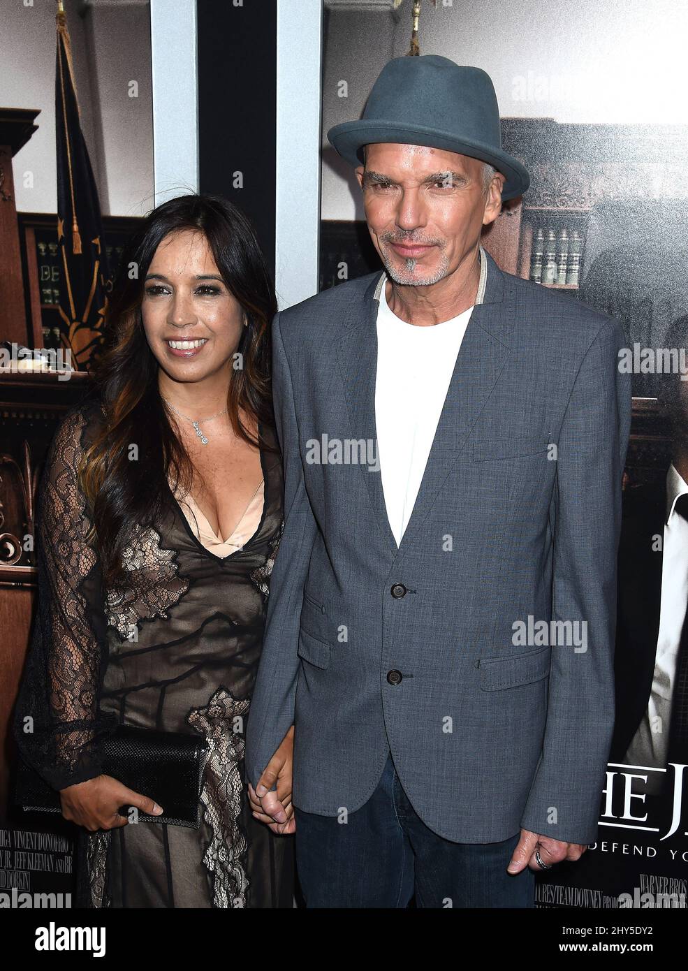 Billy Bob Thornton and Connie Angland attending "The Judge" Los Angeles ...