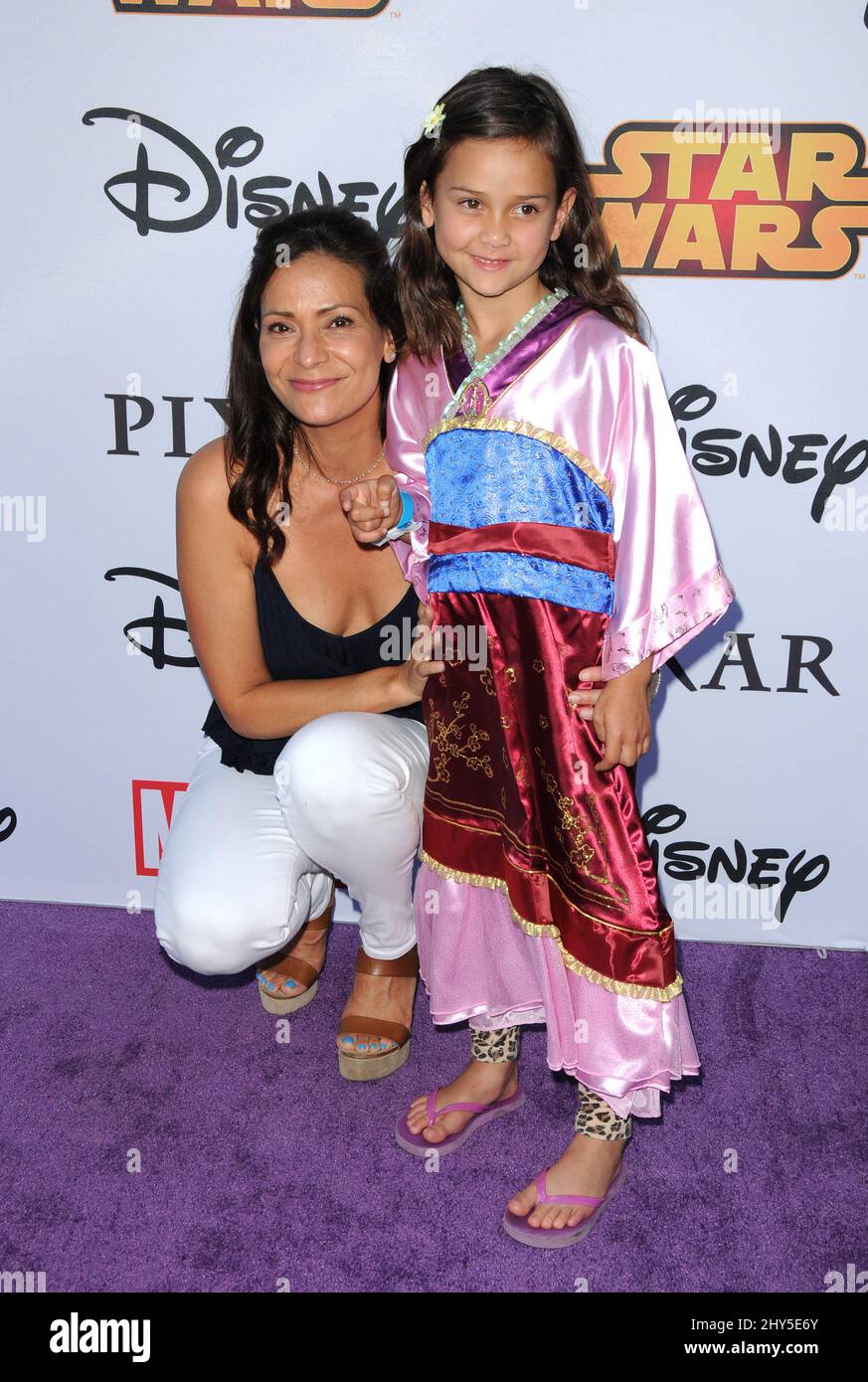 Constance Marie and Luna Marie Katich attending Disney's VIP Halloween ...